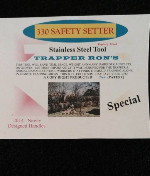 Trapper Ron's Conibear Safety Setter – Southern Snares & Supply